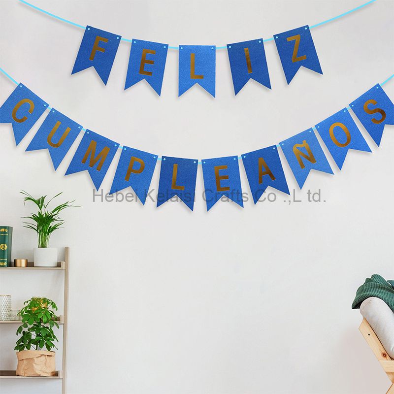 Letter alphabet Feliz CUMPLEANOS banner Manufacturer